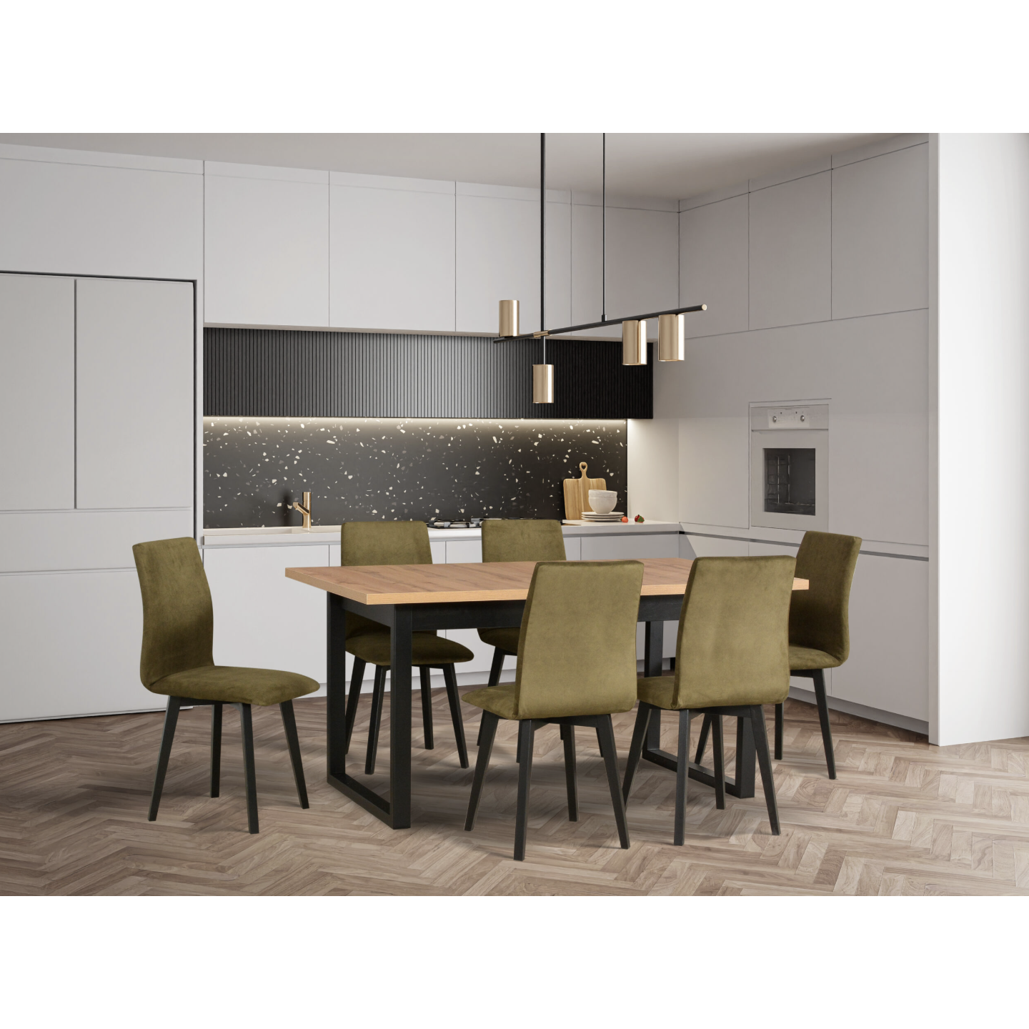 Valgomojo komplektas [Luna2+ Stalas Ikon3L] | Balduperlai.lt