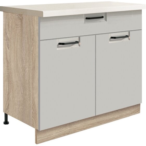 Virtuvinė apatinė spintelė FL 7D (90 cm) | Balduperlai.lt