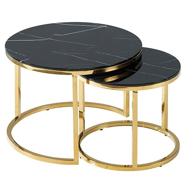 Žurnalinių staliukų rinkinys Marm | Balduperlai.lt